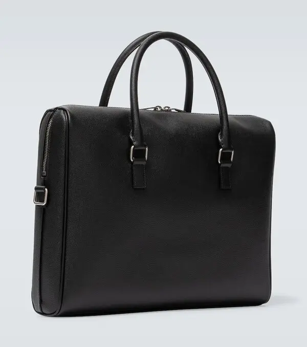 Saint Laurent Duffle Leather Briefcase