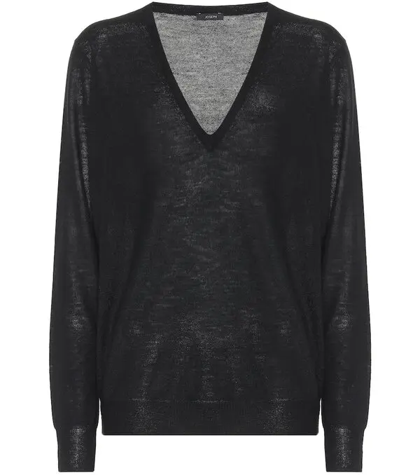 JOSEPH Cashair Cashmere V-neck Sweater