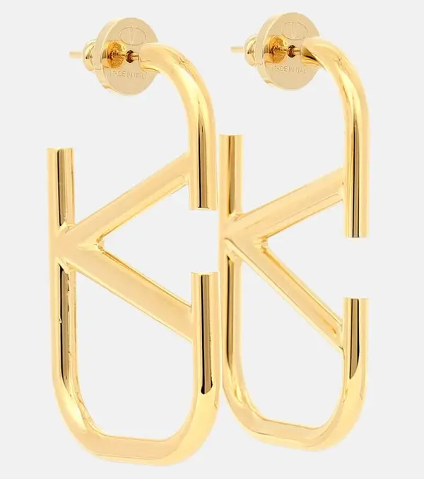 Valentino Garavani Vlogo Signature Earrings - Gold