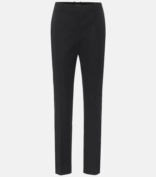 JOSEPH Coleman High-rise Gabardine Pants - Black