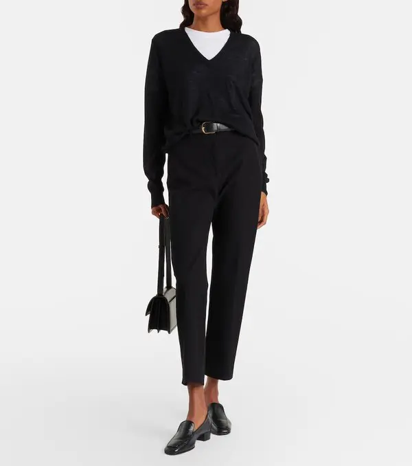 JOSEPH Coleman High-rise Gabardine Pants