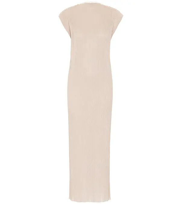 JIL SANDER Ribbed Jersey Maxi Dress