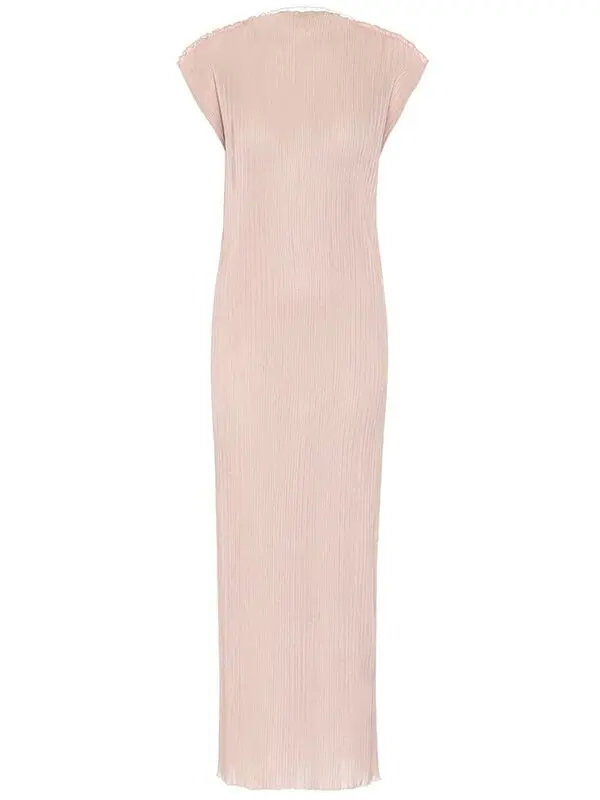 JIL SANDER Ribbed Jersey Maxi Dress