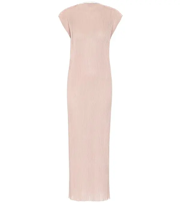 JIL SANDER Ribbed Jersey Maxi Dress