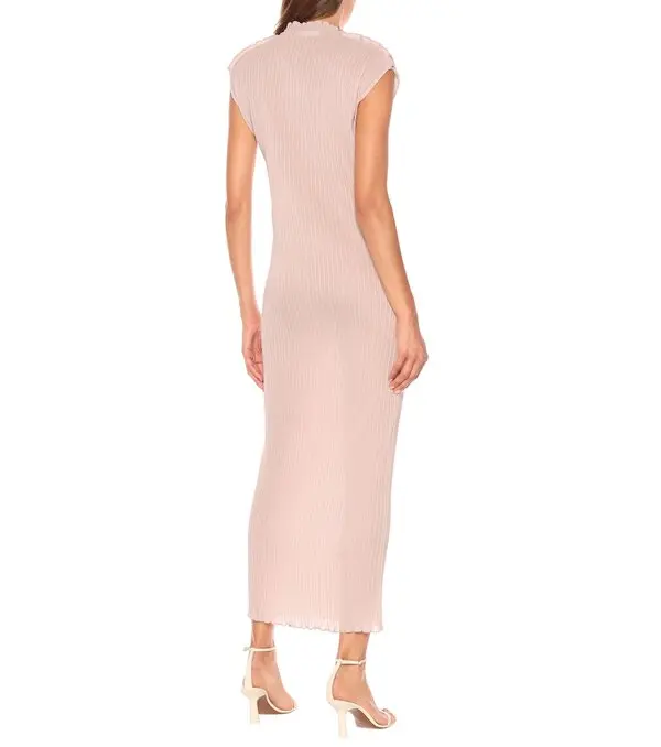 JIL SANDER Ribbed Jersey Maxi Dress