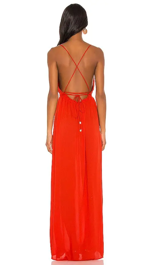 INDAH River Maxi Dress In Red