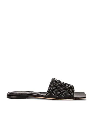 Bottega Veneta Flat Quilted Sandals