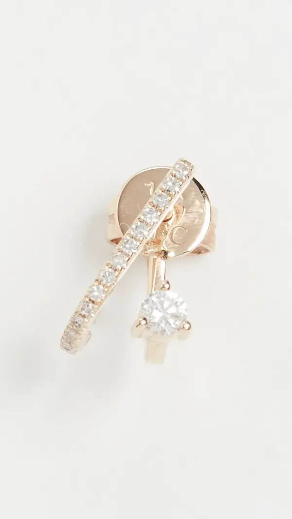 Ef Collection 14k Diamond Illusion Stud Earring