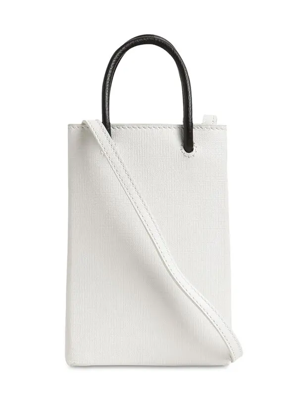 Balenciaga Shopping Leather Phone Holder