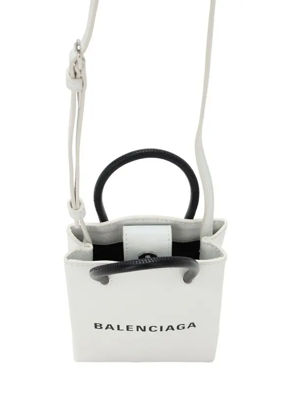 Balenciaga Shopping Leather Phone Holder