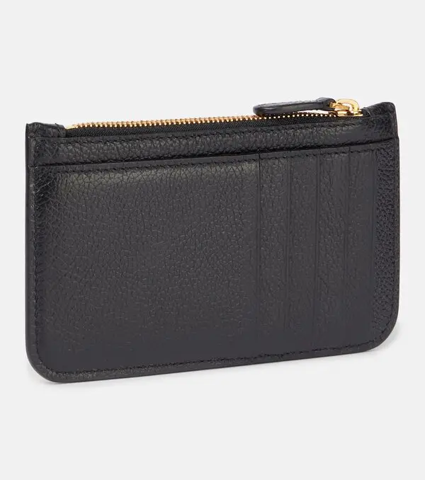 Balenciaga Leather Card Holder - Black