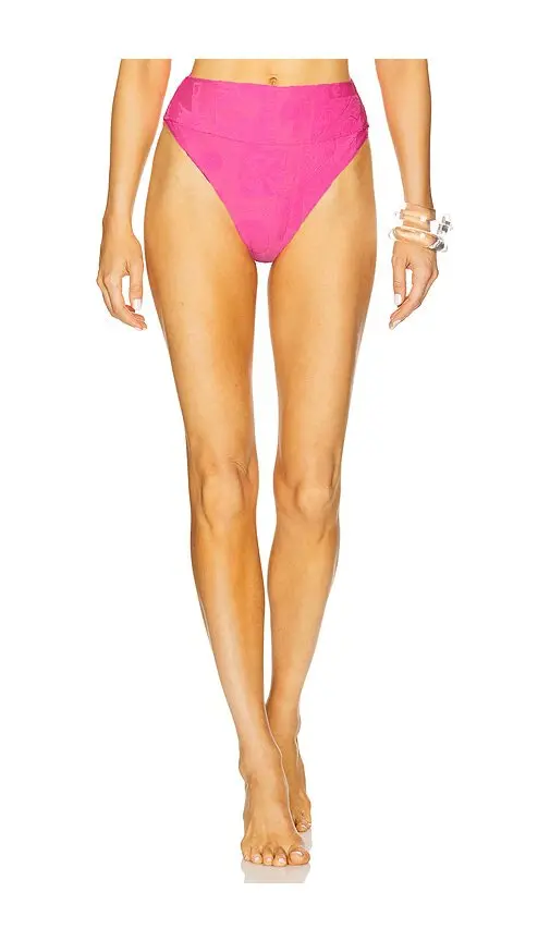 Beach Riot Highway Bikini Bottom - Strawberry Stand Terry