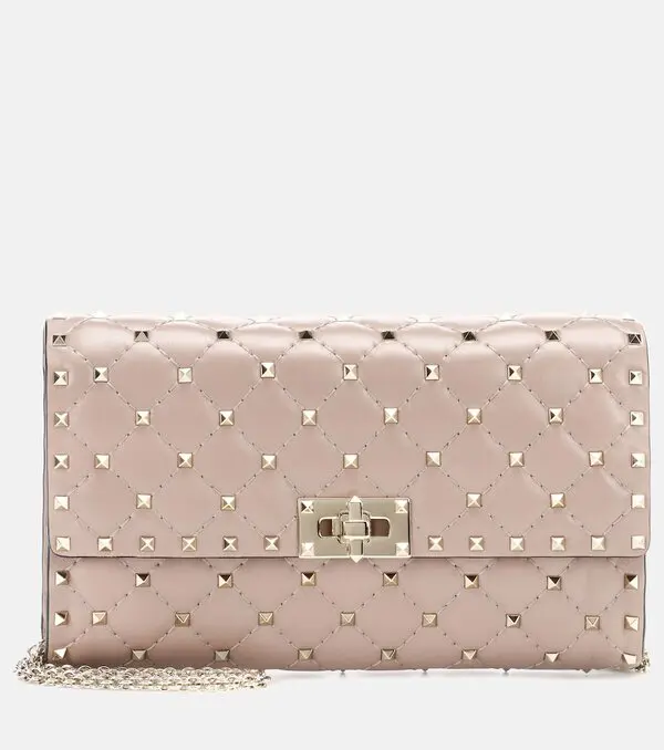 Valentino Garavani Rockstud Spike Small Leather Shoulder Bag