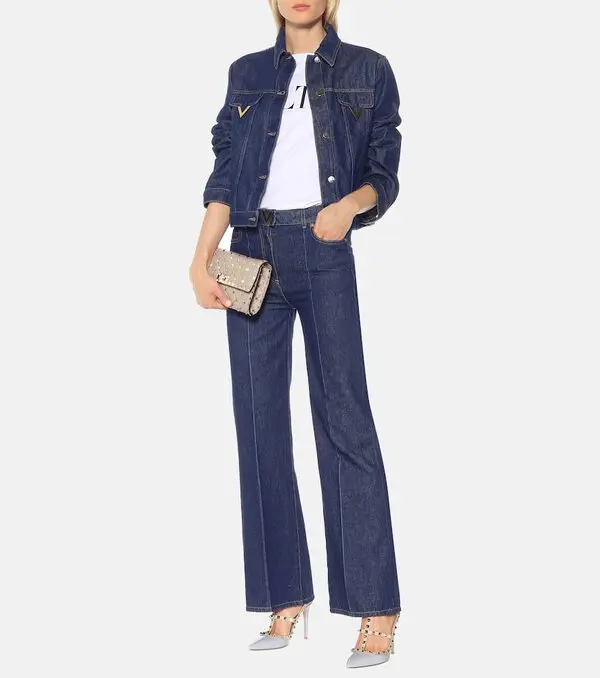 Valentino Garavani Rockstud Spike Small Leather Shoulder Bag