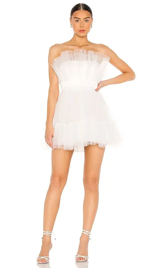 Katie May Ellee Mini Dress - Ivory