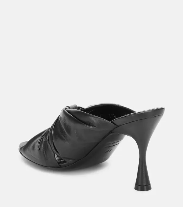 Balenciaga Drapy Leather Sandals