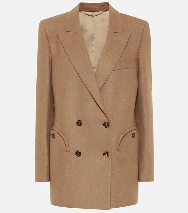 BLAZÉ MILANO Cholita Everyday Wool-blend Blazer - Beige