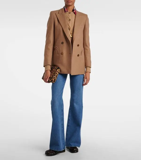 BLAZÉ MILANO Cholita Everyday Wool-blend Blazer - Beige