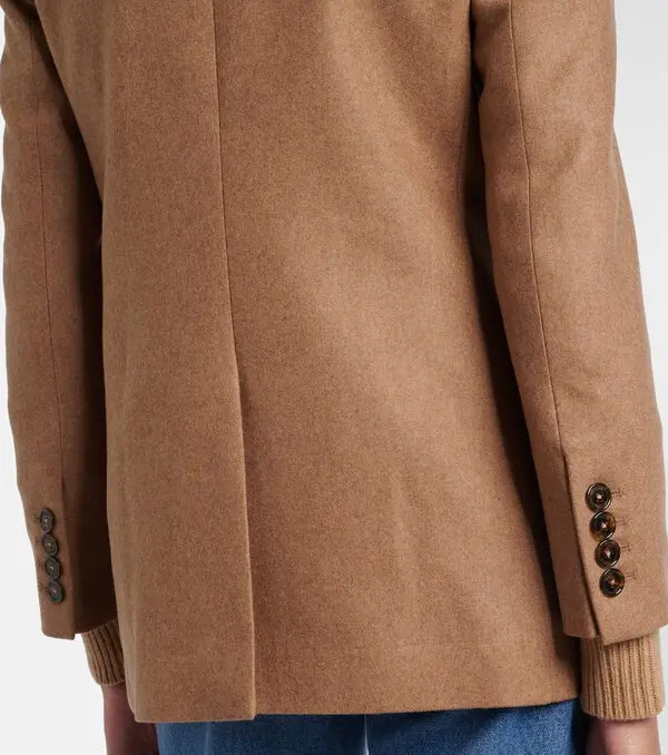 BLAZÉ MILANO Cholita Everyday Wool-blend Blazer - Beige