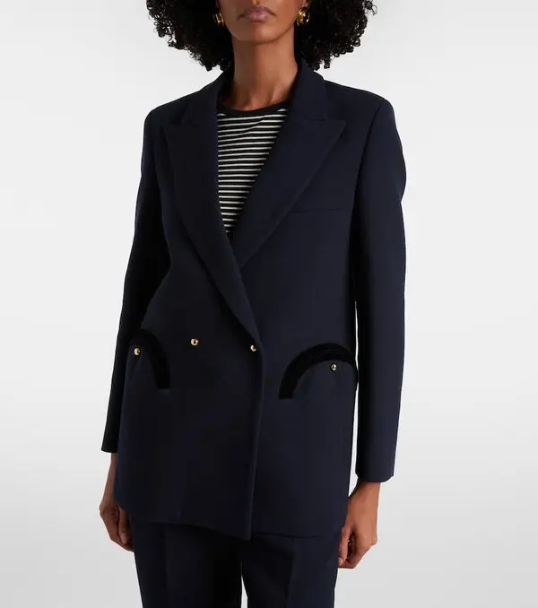 BLAZÉ MILANO Resolute Everyday Wool Blazer - Blue