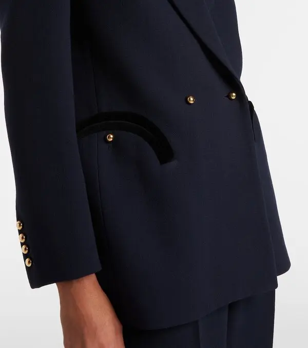 BLAZÉ MILANO Resolute Everyday Wool Blazer - Blue