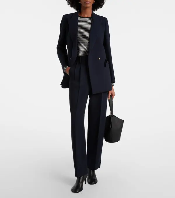 BLAZÉ MILANO Resolute Everyday Wool Blazer - Blue