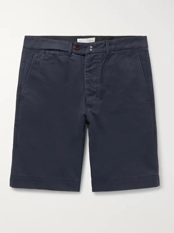 Officine Générale Fisherman Cotton-twill Shorts