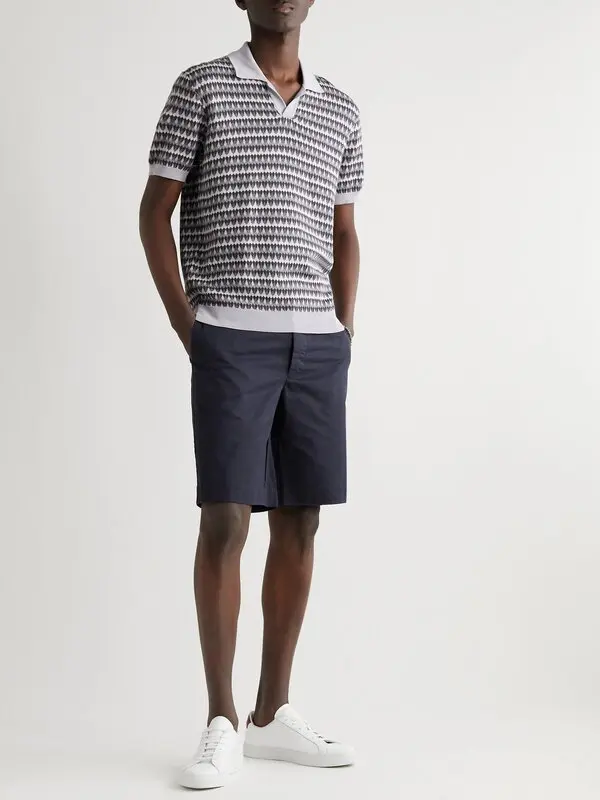 Officine Générale Fisherman Cotton-twill Shorts