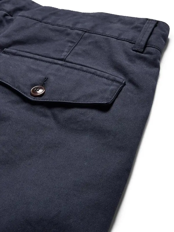Officine Générale Fisherman Cotton-twill Shorts