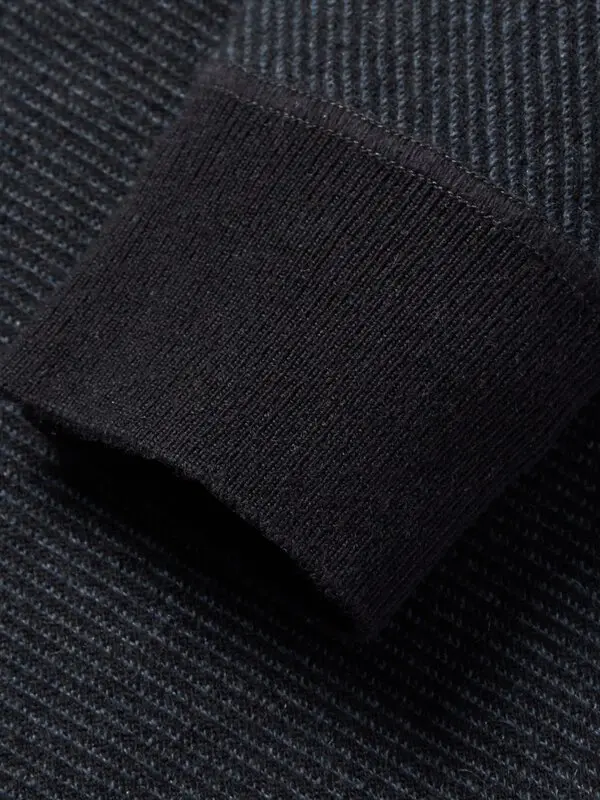 Loro Piana Roadster Striped Cashmere Half-zip Sweater