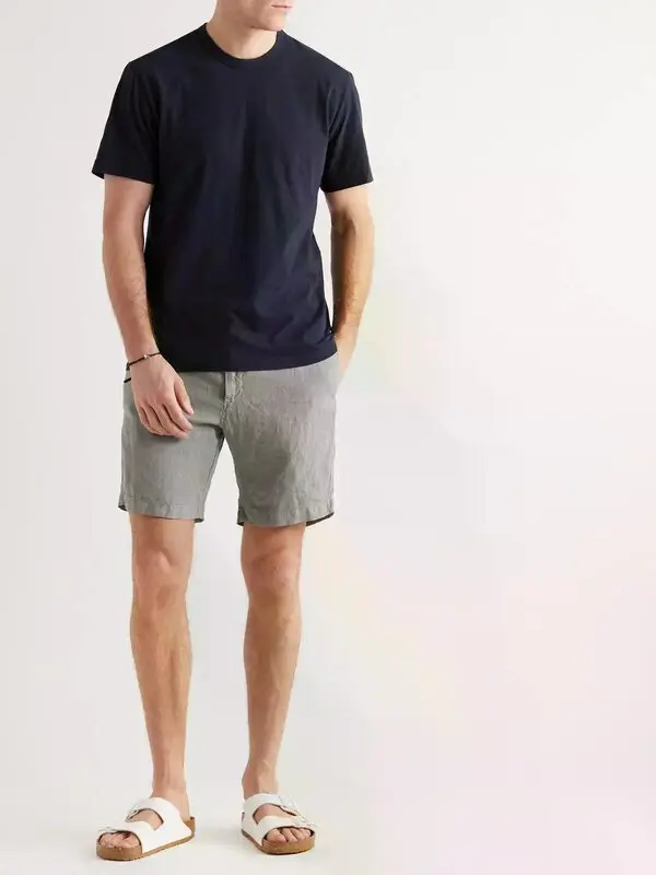JAMES PERSE Cotton-jersey T-shirt - Blue