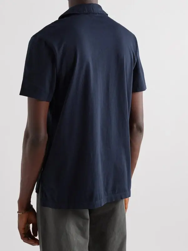 JAMES PERSE Supima Cotton-jersey Polo Shirt