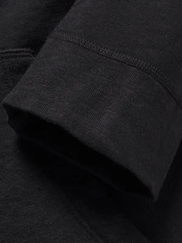 JAMES PERSE Supima Cotton-jersey Hoodie - Black