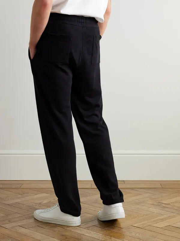 JAMES PERSE Straight-leg Supima Cotton-jersey Sweatpants