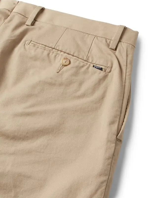 Polo Ralph Lauren Slim-fit Stretch-cotton Twill Chinos - Neutrals