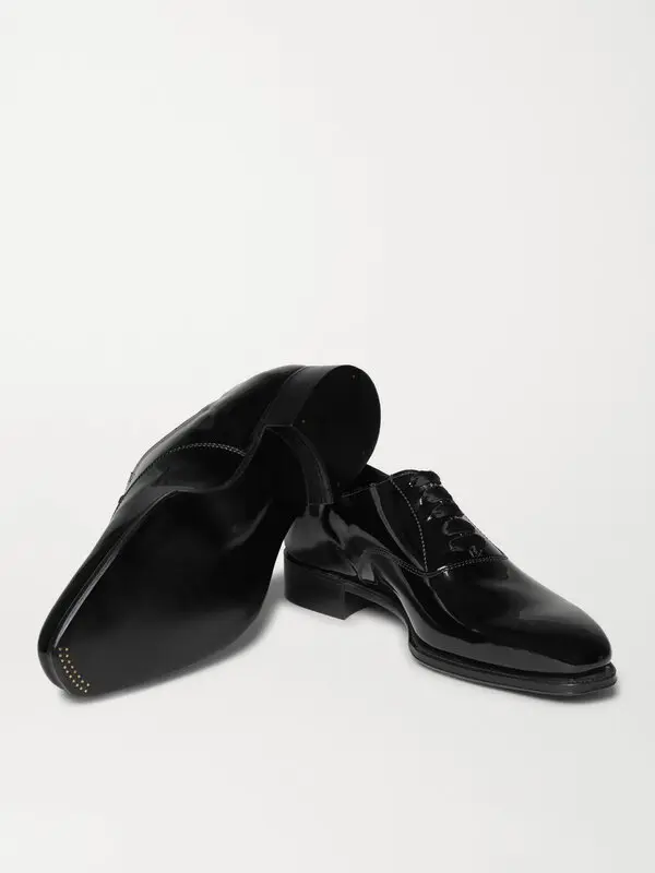 Kingsman George Cleverley For Patent-leather Oxford Shoes