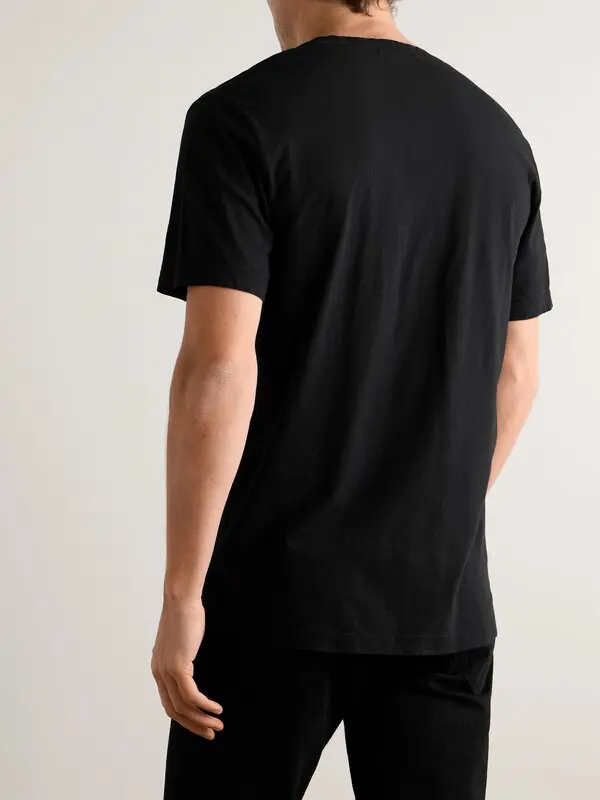 JAMES PERSE Cotton-jersey T-shirt - Black