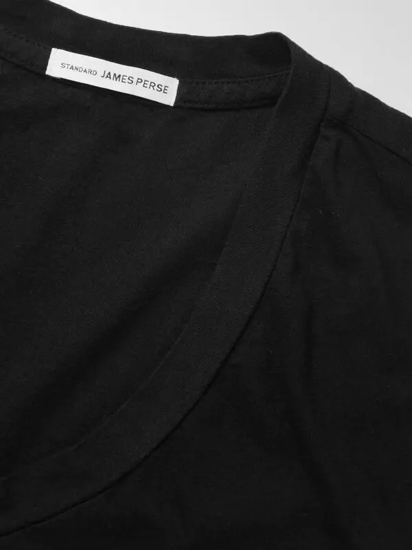 JAMES PERSE Cotton-jersey T-shirt - Black