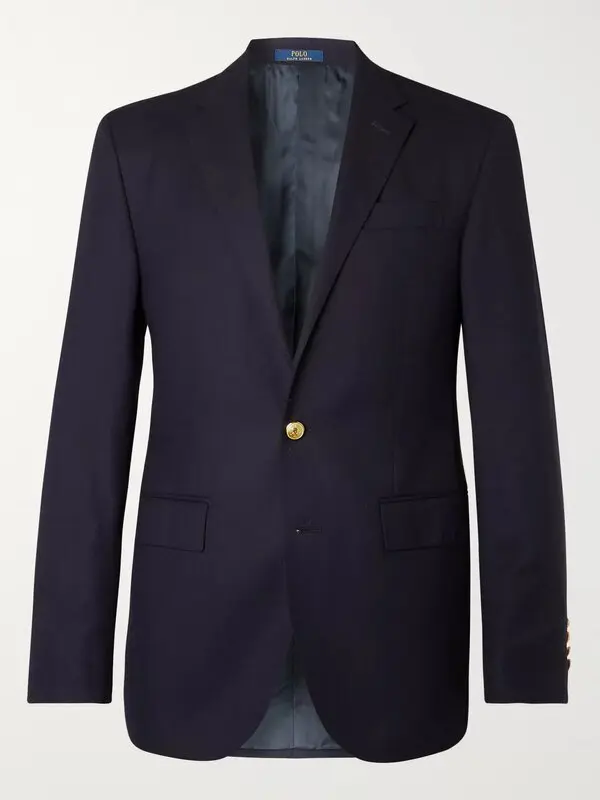Polo Ralph Lauren Unstructured Linen-blend Blazer - Blue