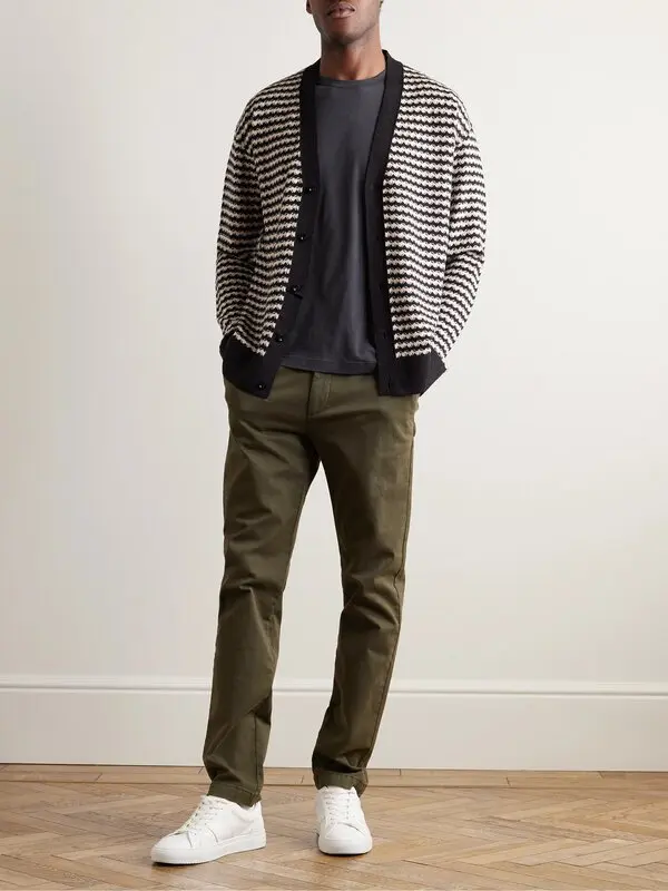 JAMES PERSE Combed Cotton-jersey T-shirt - Gray