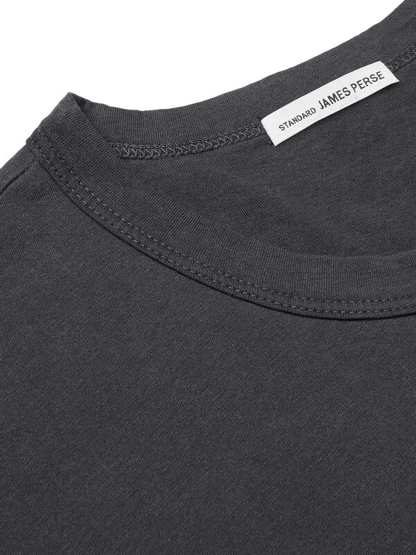 JAMES PERSE Combed Cotton-jersey T-shirt - Gray