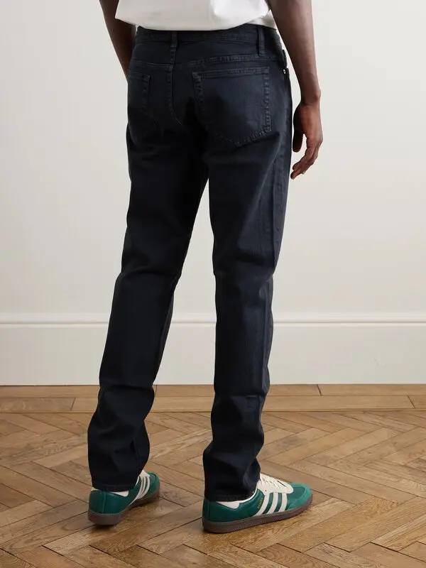 FRAME L'homme Slim-fit Dry Denim Jeans - Blue