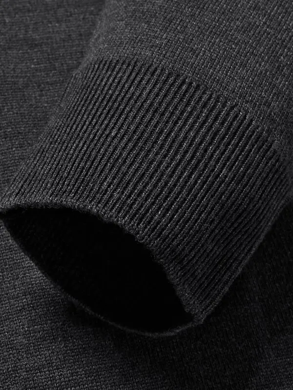 John Smedley Claygate Merino Wool Cardigan - Gray
