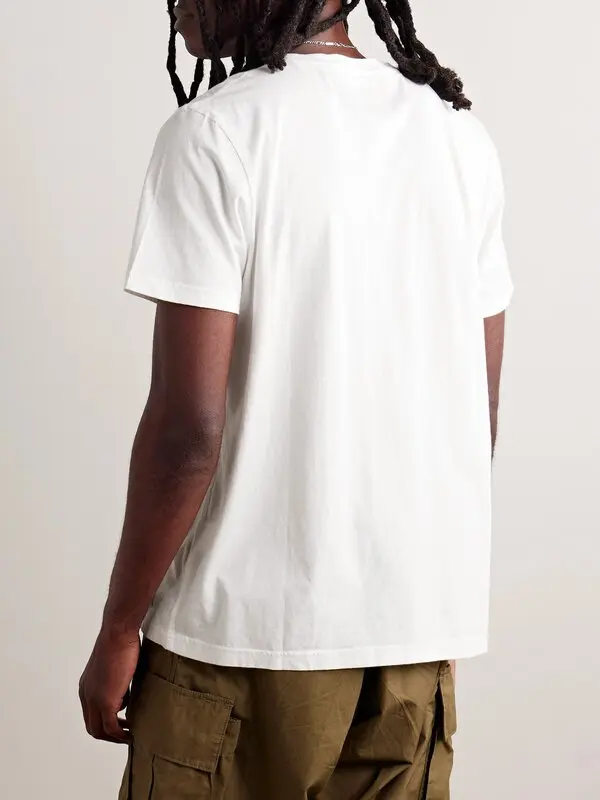 Folk Assembly Cotton-jersey T-shirt - White