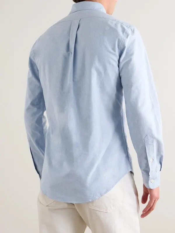 Polo Ralph Lauren Slim-fit Cotton Oxford Shirt - Blue