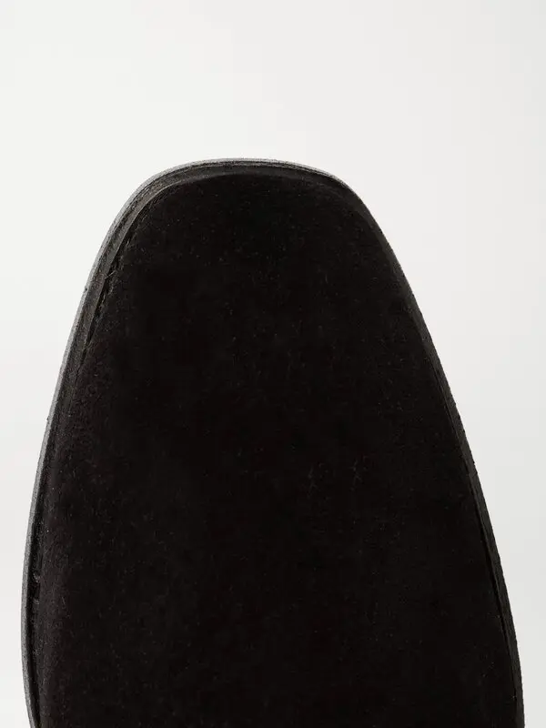 R.M.WILLIAMS Comfort Craftsman Suede Chelsea Boots - Black