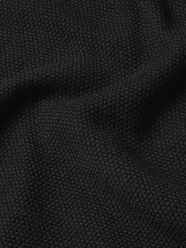 John Smedley Roth Sea Island Cotton Polo Shirt - Black