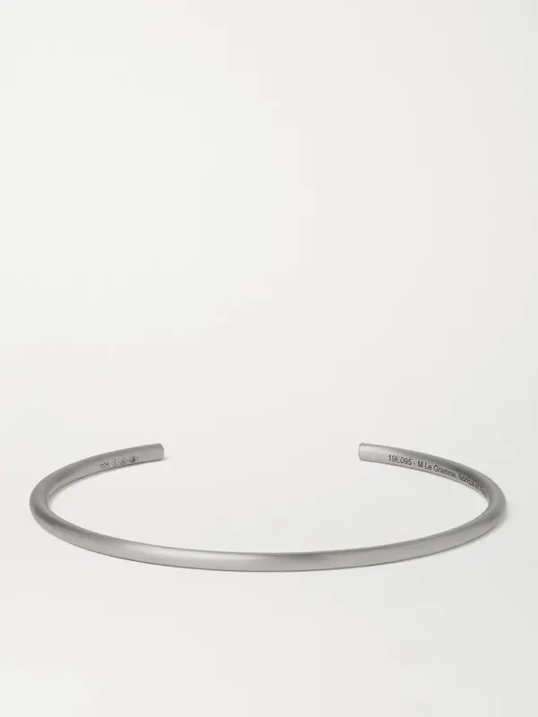 Le Gramme Le 7 Brushed Sterling Cuff - Silver