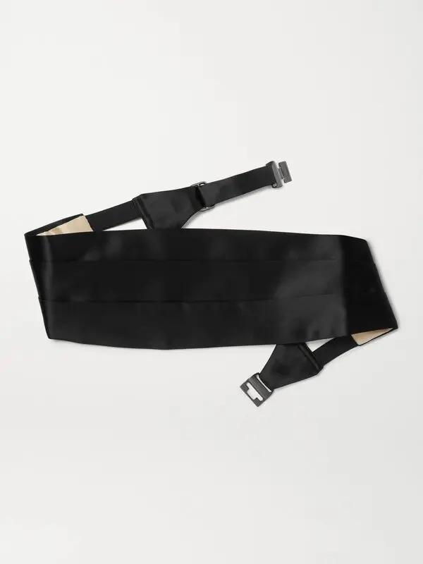 TOM FORD Silk-satin Cummerbund - Black