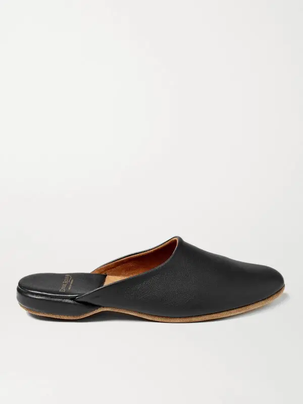 Derek Rose Morgan Leather Slippers